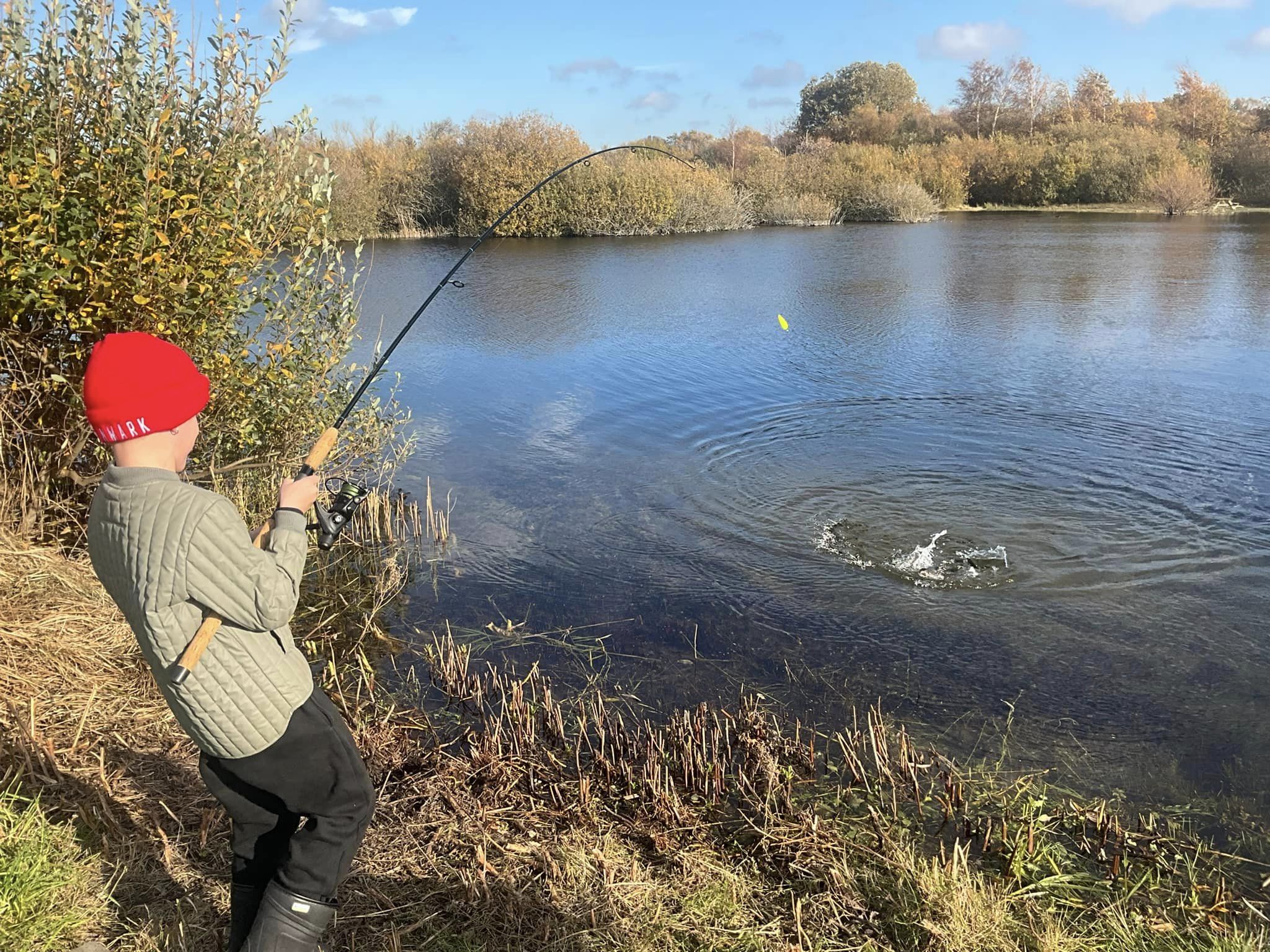 Fantastiske dage med "Fang din første fisk" i Odsherred hos Brynshøj P ...